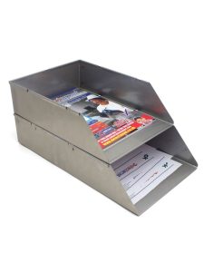 In/Out Tray 304 Stainless Steel Standard - Labkit - Bandeja